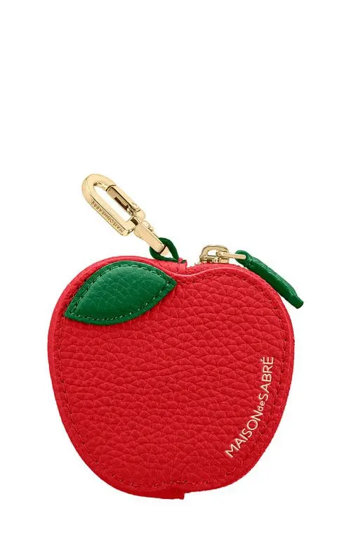 MAISON DE SABRE The Sabrémoji Fruit Coin Purse - Apple