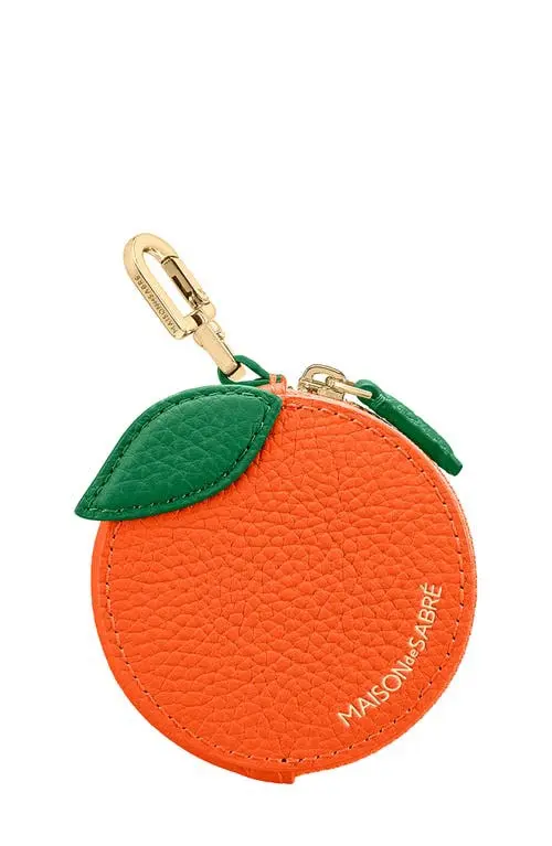 MAISON DE SABRE The Sabrémoji Fruit Coin Purse - Orange