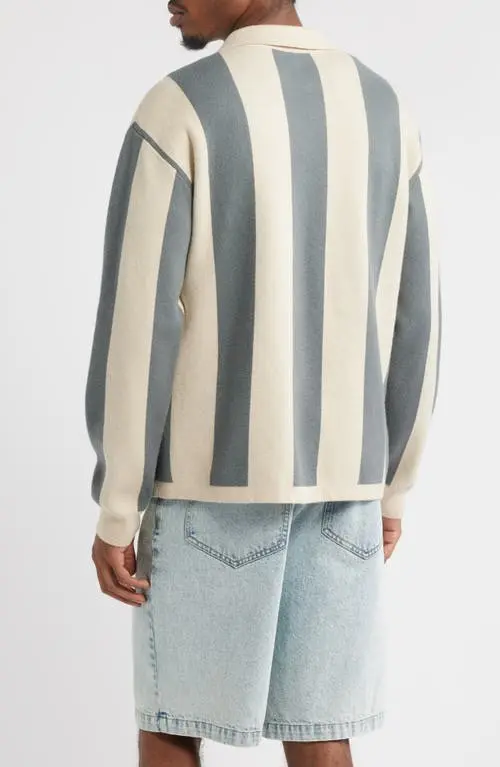 MAVRANS Stripe Knit Soccer Jersey