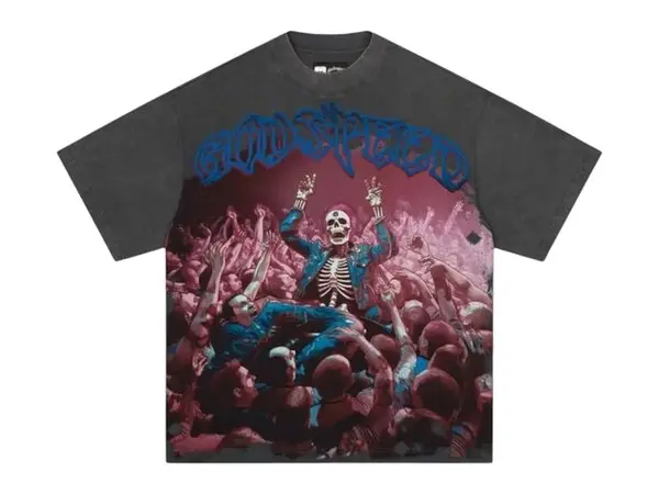 GODSPEED Crowd Surfer T-shirt - Wash Gray