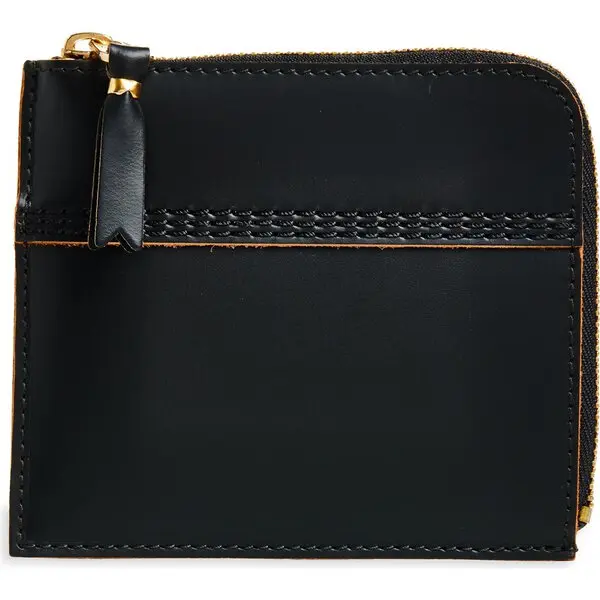 Comme Des Garçons Triple Stitch Zip Pouch - Black