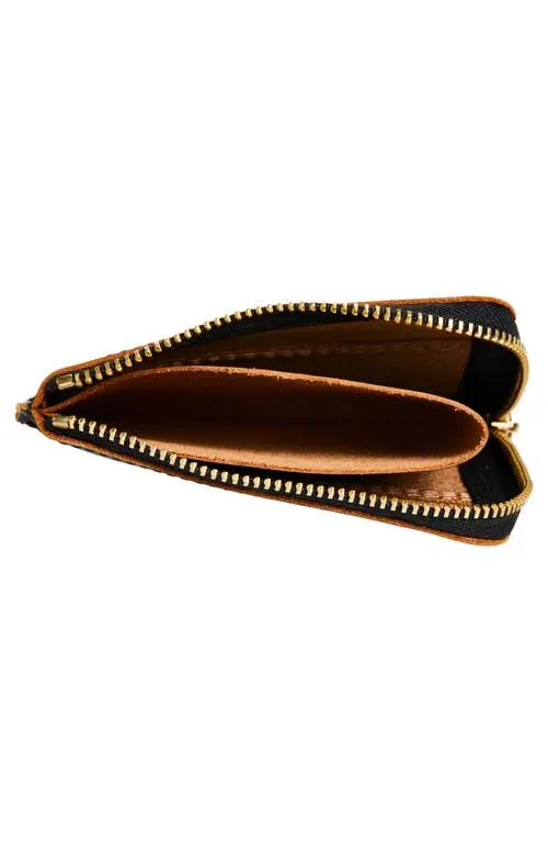 Comme Des Garçons Triple Stitch Zip Pouch - Black