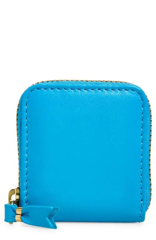 Comme Des Garçons Leather Coin Purse - Blue