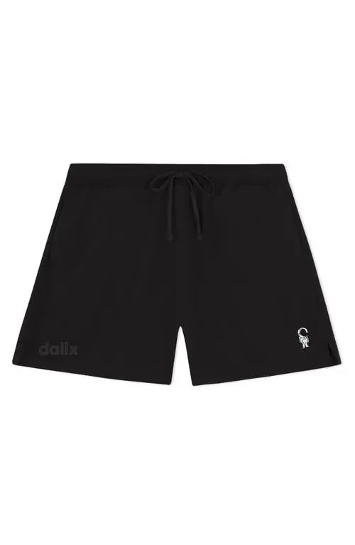 DALIX Astronaut Midweight Active Shorts - Black