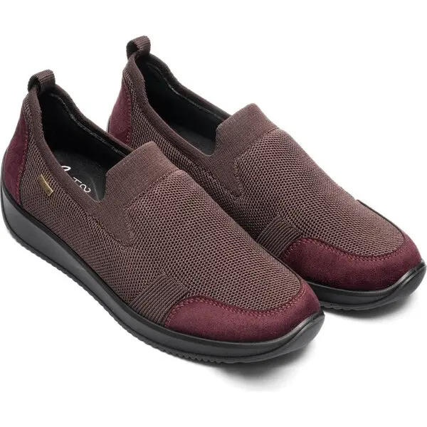 ARA Lilith 2 Waterproof Gore-tex® Slip-on Sneakers - Brunello/amarone