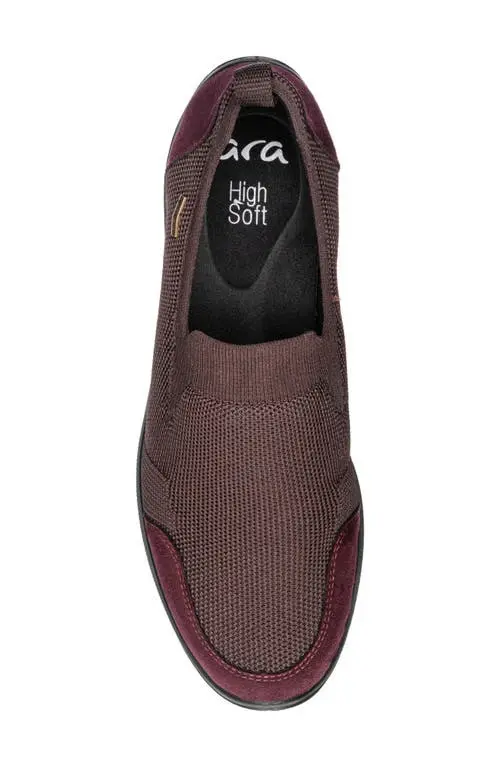 ARA Lilith 2 Waterproof Gore-tex® Slip-on Sneakers - Brunello/amarone
