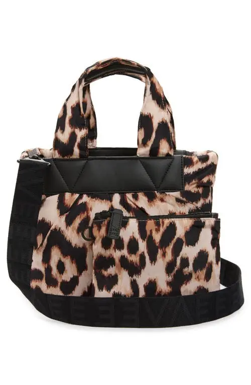 VEECOLLECTIVE Mini Caba Leopard Print Tote