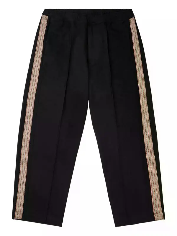 SASQUATCHFABRIX Stripe-detailed Trousers - Blacks And Greys