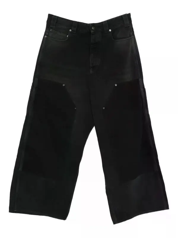 Balenciaga Paneled Cotton Trousers