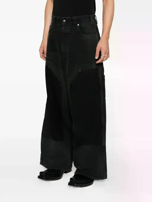 Balenciaga Paneled Cotton Trousers