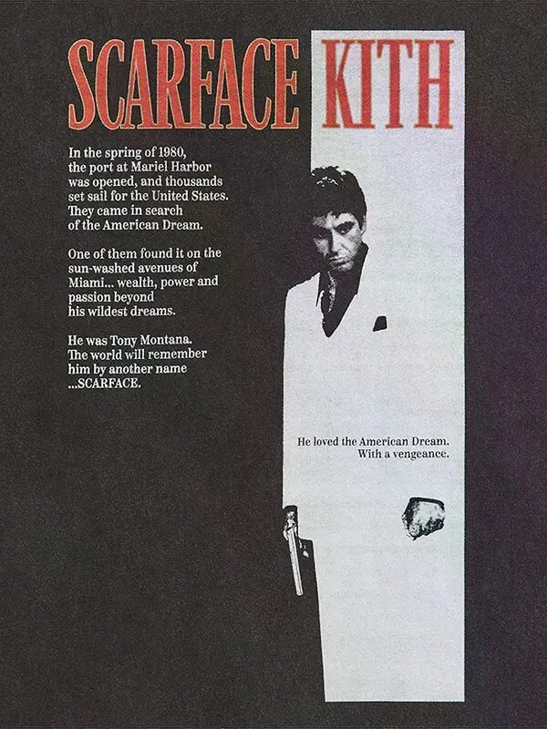 Kith X Scarface Film Poster T-shirt - Black