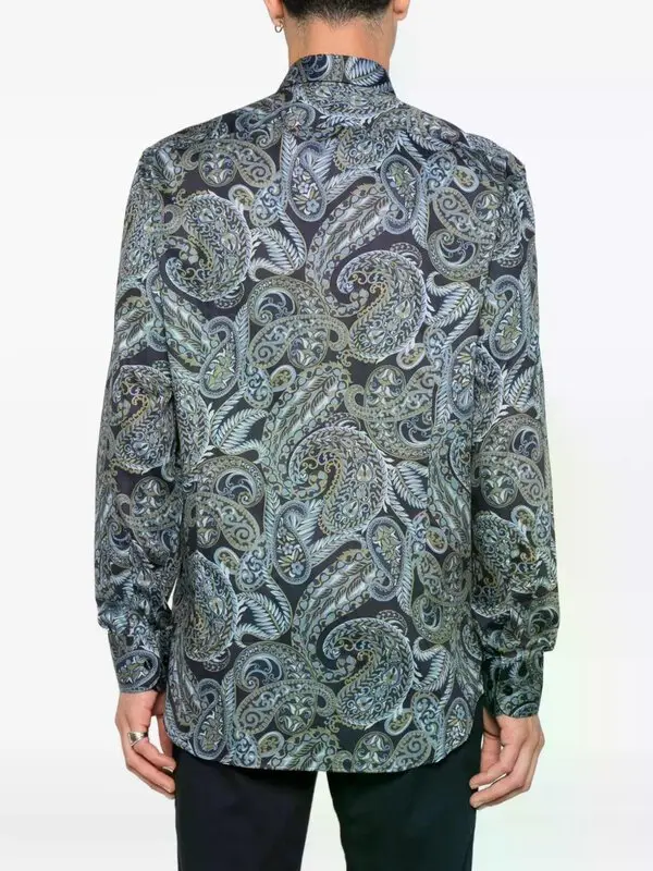 Etro Paisley-print Shirt - Blue