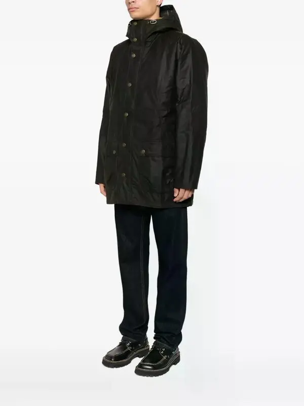 Barbour Hooded Snap-fit Coat