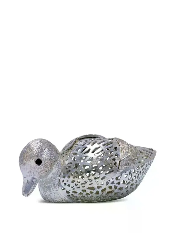 Christofle Swimming Duckling Figurine - Silver