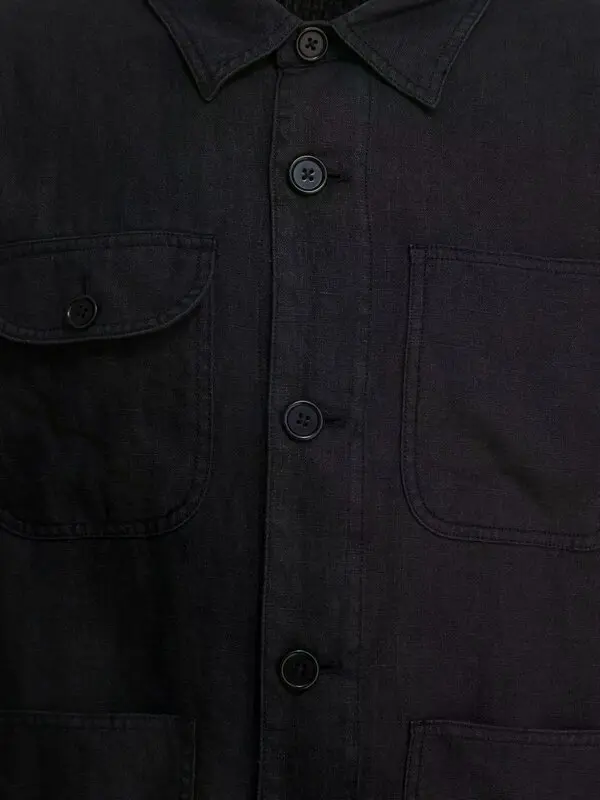 ALEX MILL Multi-pocket Linen Shirt Jacket
