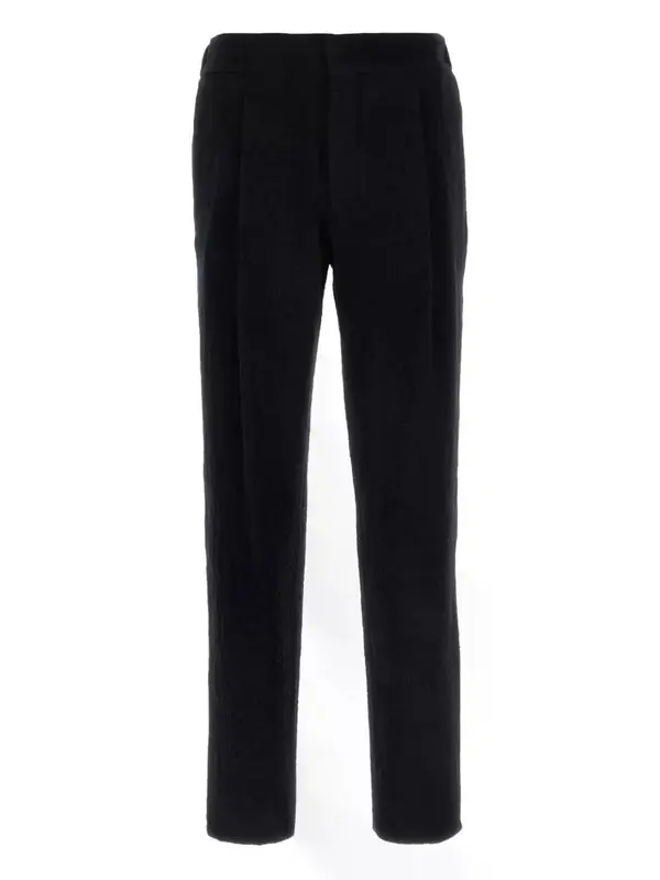 Giorgio Armani Textured Back-pocket Trousers