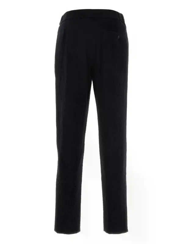 Giorgio Armani Textured Back-pocket Trousers