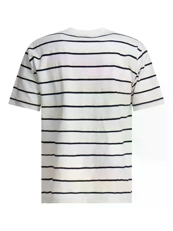 BEAMS Pocket Striped T-shirt