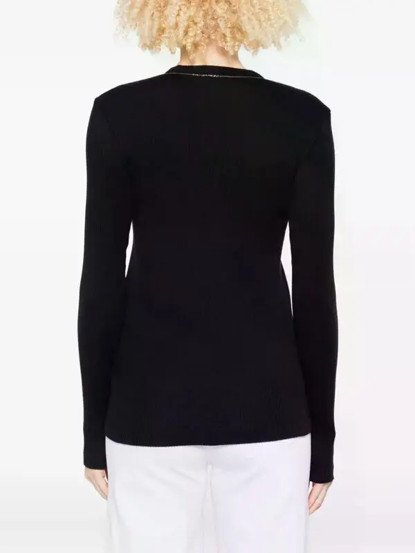Brunello Cucinelli Embellished V-neck Sweater