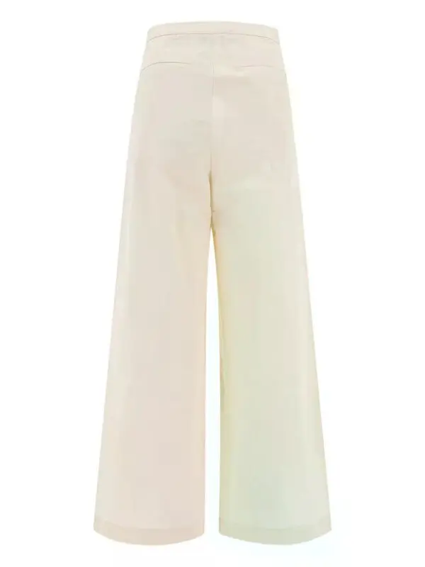 THE LOOM Pleated Cotton Trousers