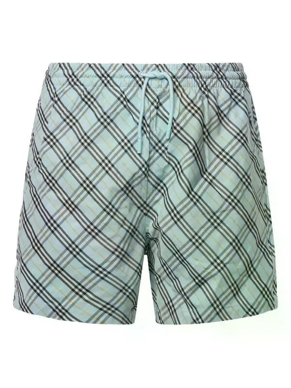 Burberry Checked Swim Shorts