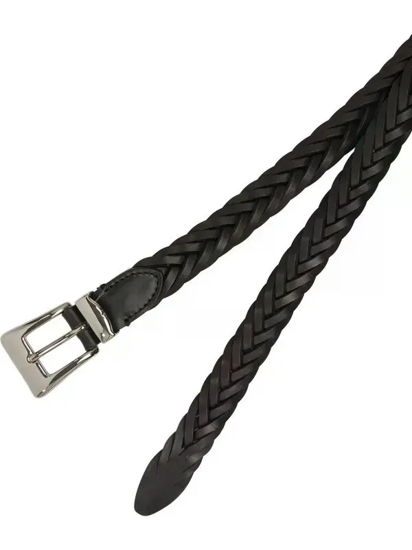 ADRIANO MENEGHETTI Braided Leather Belt