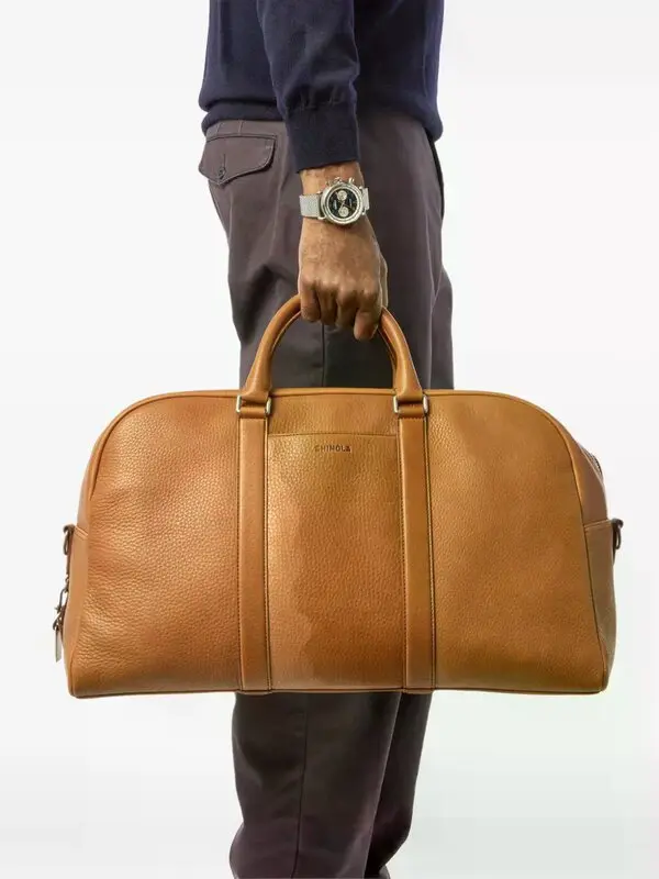 Shinola Large Runwell Leather Duffle Bag