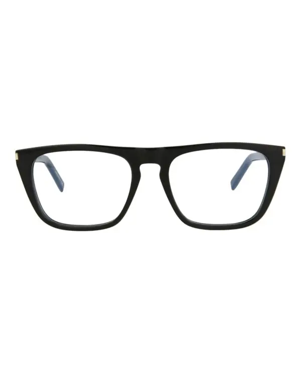 Saint Laurent Square-frame Acetate Optical Frames - Black Black Transparent (sl343/30008559/003)