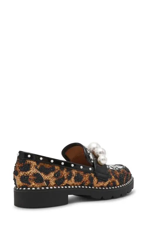 Betsey Johnson Harloe Lug-sole Loafer - Leopard Multi