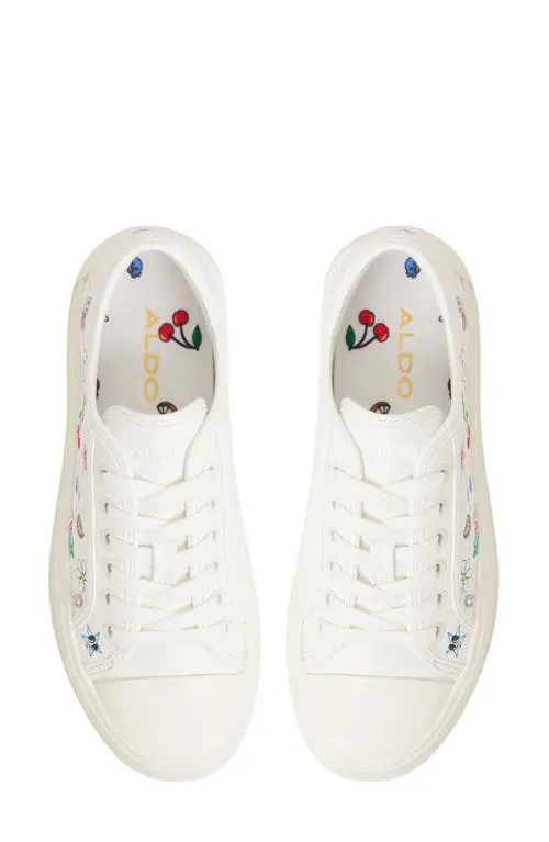 Aldo Reyes Embroidered Platform Sneakers