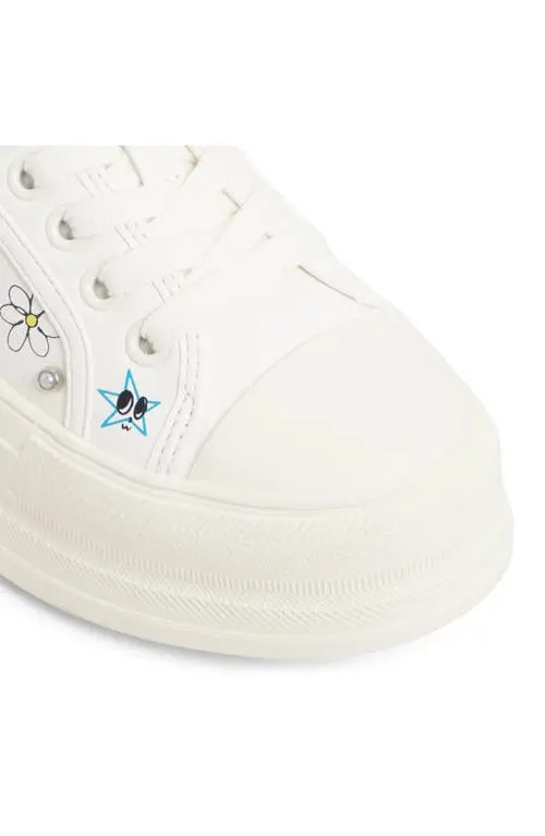 Aldo Reyes Embroidered Platform Sneakers