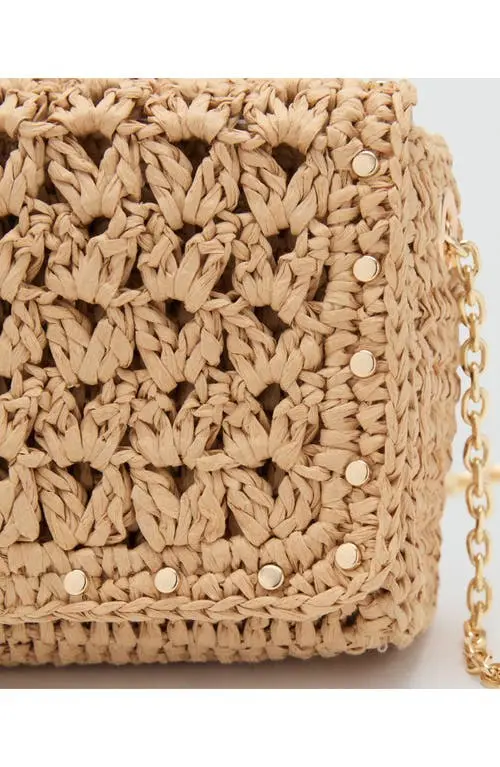 Mango Mini Crochet Crossbody Bag