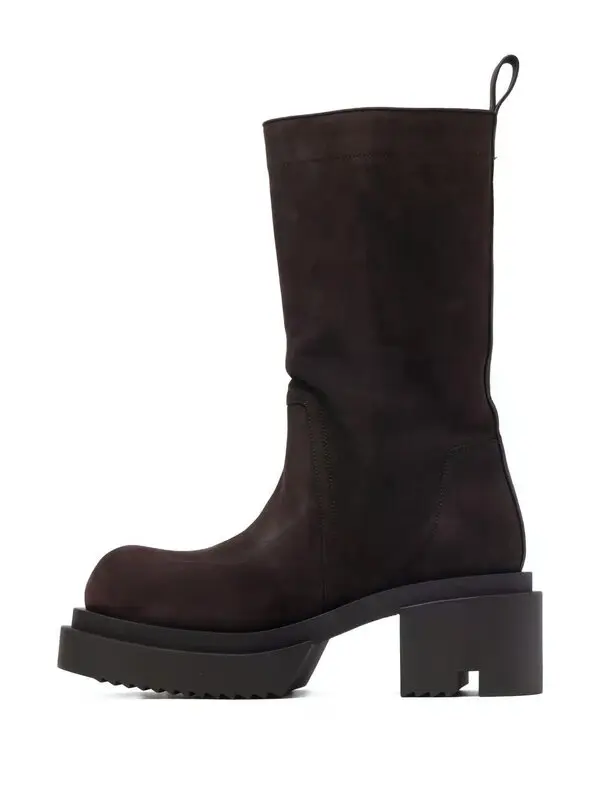 Rick Owens 60mm Bogun Platform Combat Boots