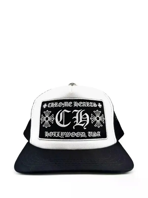 Chrome Hearts Ch Hollywood Trucker Hat - White