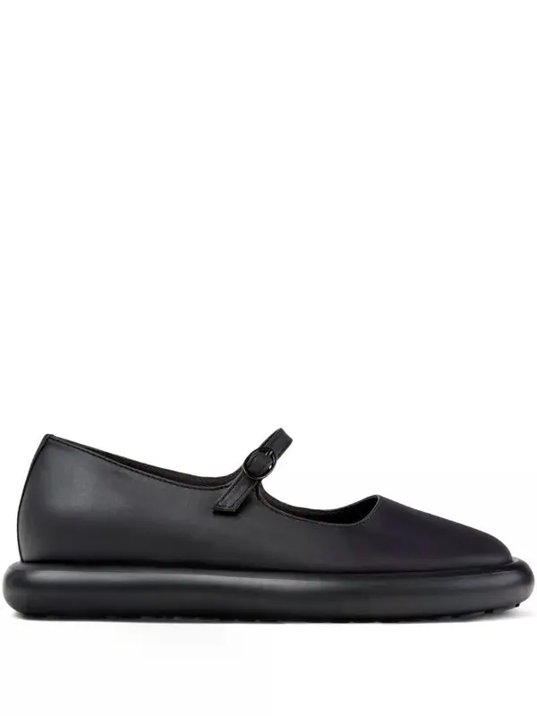 Camper Onda Leather Buckled Pumps