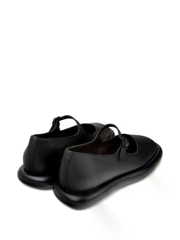 Camper Onda Leather Buckled Pumps