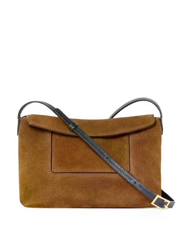 WANDLER Mini Penelope Flap Shoulder Bag - Brown