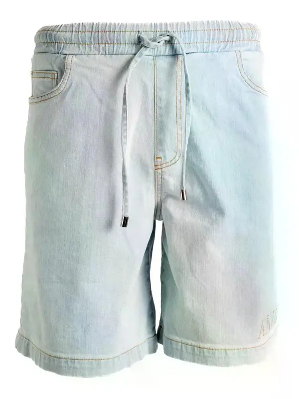 Amiri Drawstring Denim Shorts