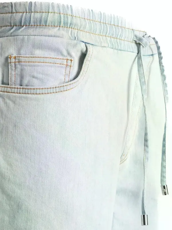 Amiri Drawstring Denim Shorts