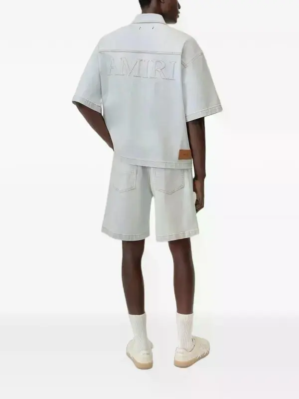 Amiri Drawstring Denim Shorts