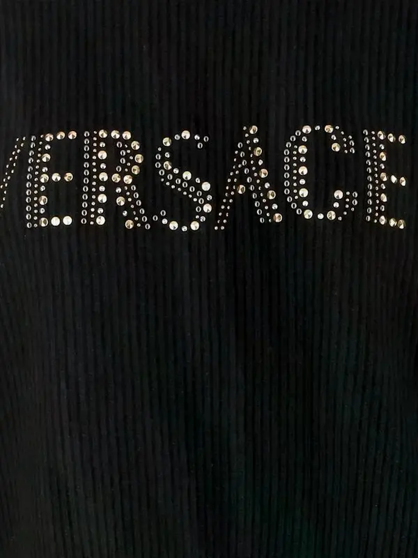 Versace Ribbed Embellished Sweater