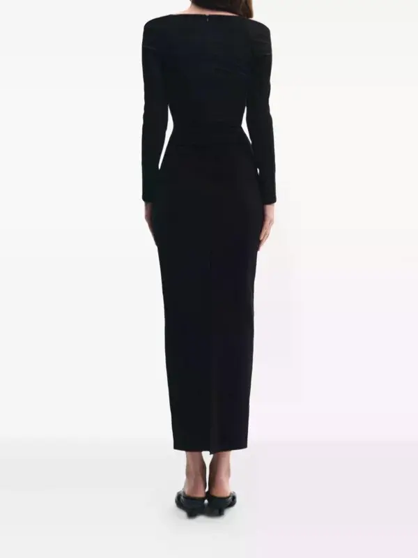 LIKA Bow-embellished Off-the-shoulder Dress