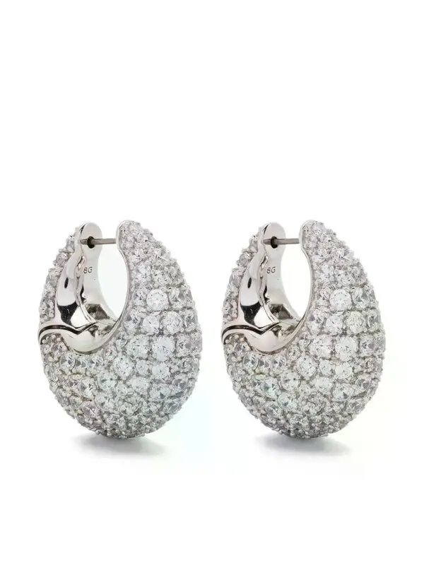 SWAROVSKI Sublima Pierced Earrings - Silver