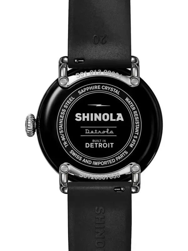 Shinola 40mm Leather Watch