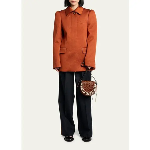 Dries Van Noten Arc Small Whipstitch Crossbody Bag