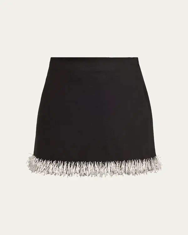 Simkhai Dua Beaded Mini Skirt