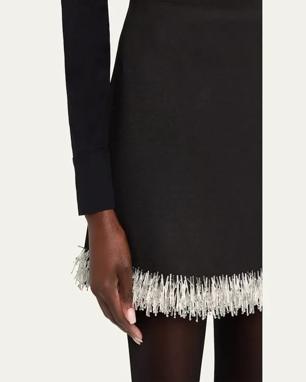 Simkhai Dua Beaded Mini Skirt