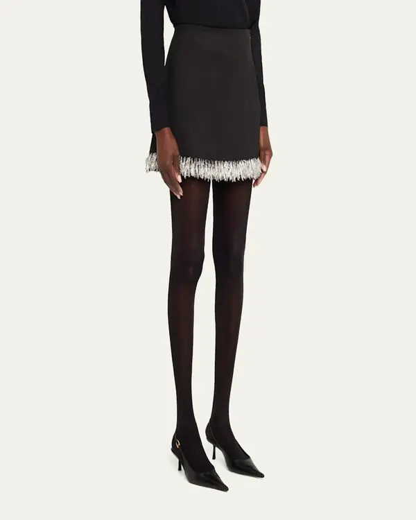 Simkhai Dua Beaded Mini Skirt