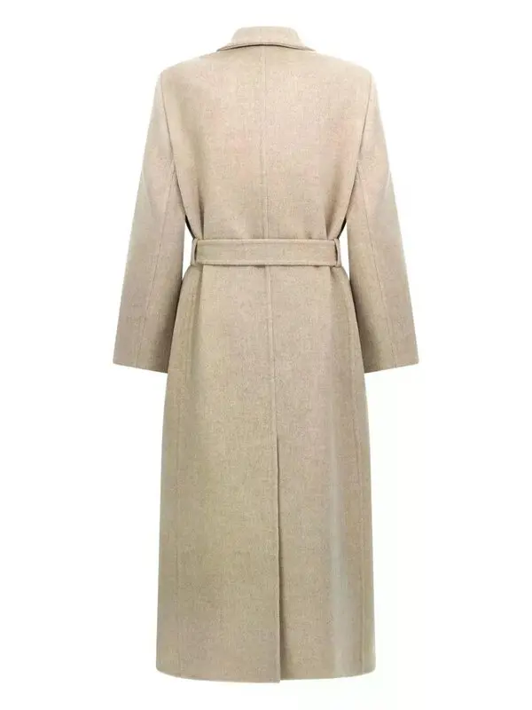 Brunello Cucinelli Belted Peak-lapel Coat