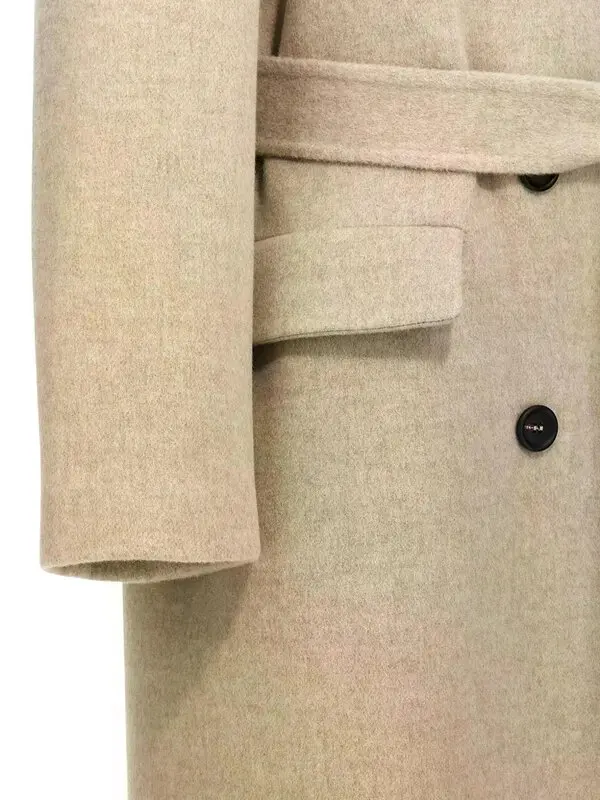 Brunello Cucinelli Belted Peak-lapel Coat
